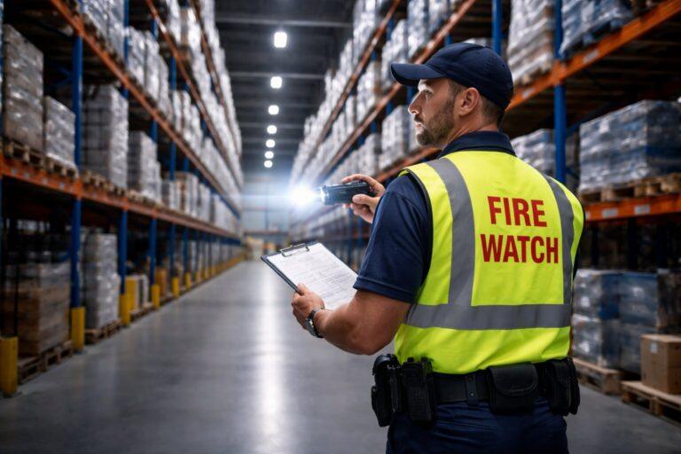 Warehouse & Industrial Fire Watch Guards → The Fast Fire Watch Company